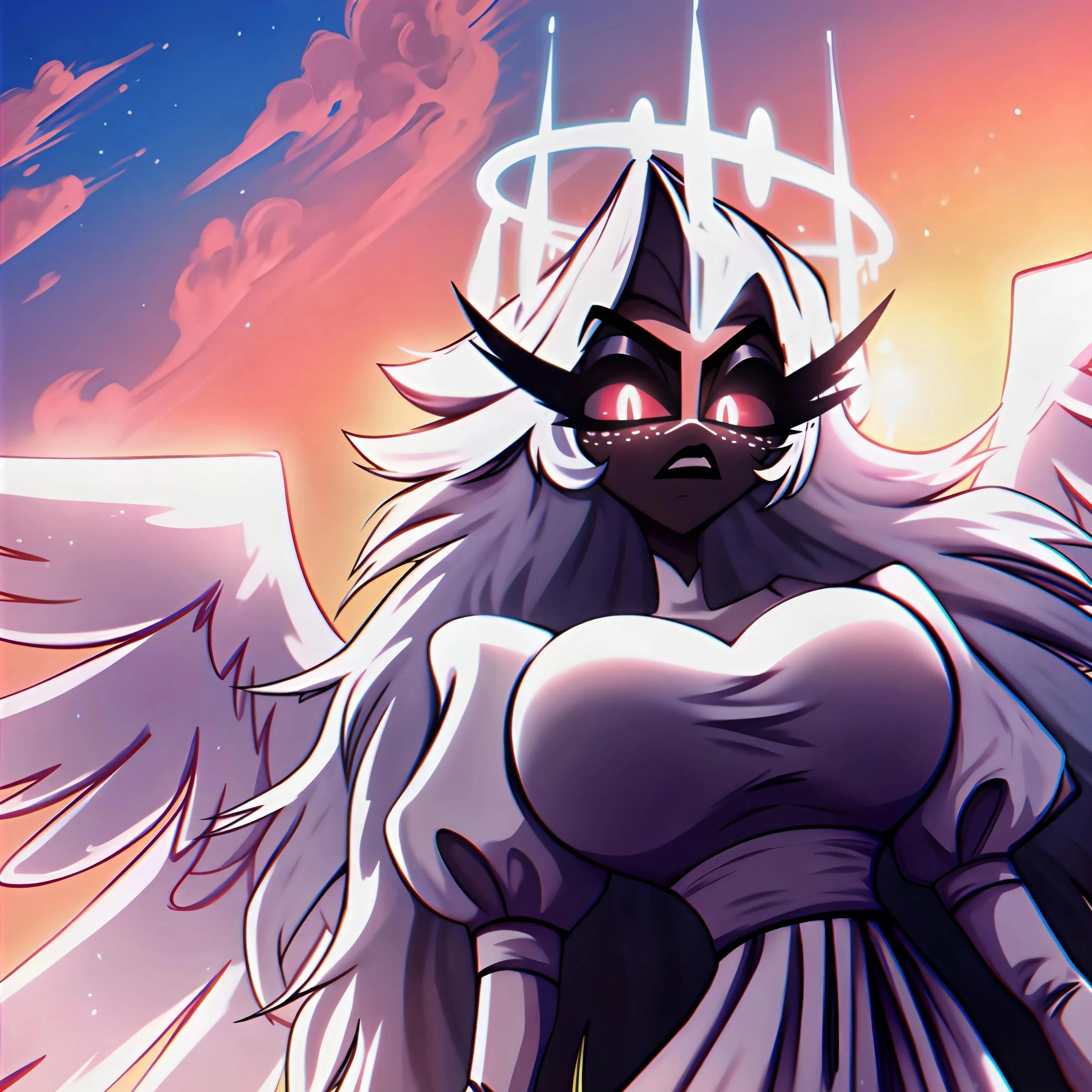 A‌I chat|1v1 Chat with Character Sera head seraphim hazbin hotel for ...