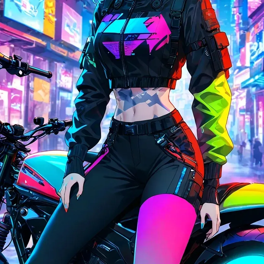 A‌I chat|1v1 Chat with Character Biker Girl for Free Personalized ...